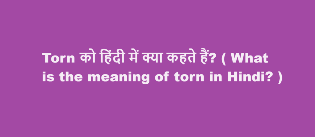 Who are you? को हिंदी में क्या कहते हैं? ( What is the meaning of Who ...